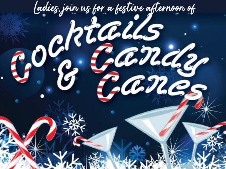 Cocktails & Candy Canes Ladies Lunch - Our Glasgow
