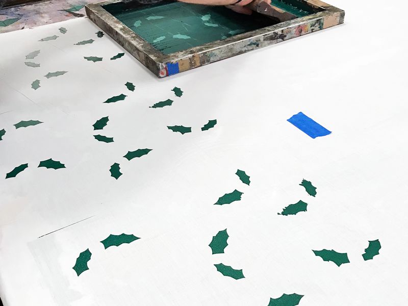 Screen Print Your Own Reusable Wrapping Paper - Our Glasgow