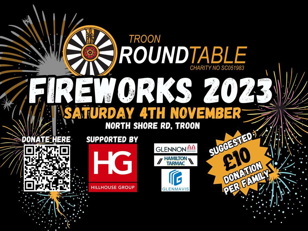 Troon Round Table Fireworks - Our Glasgow