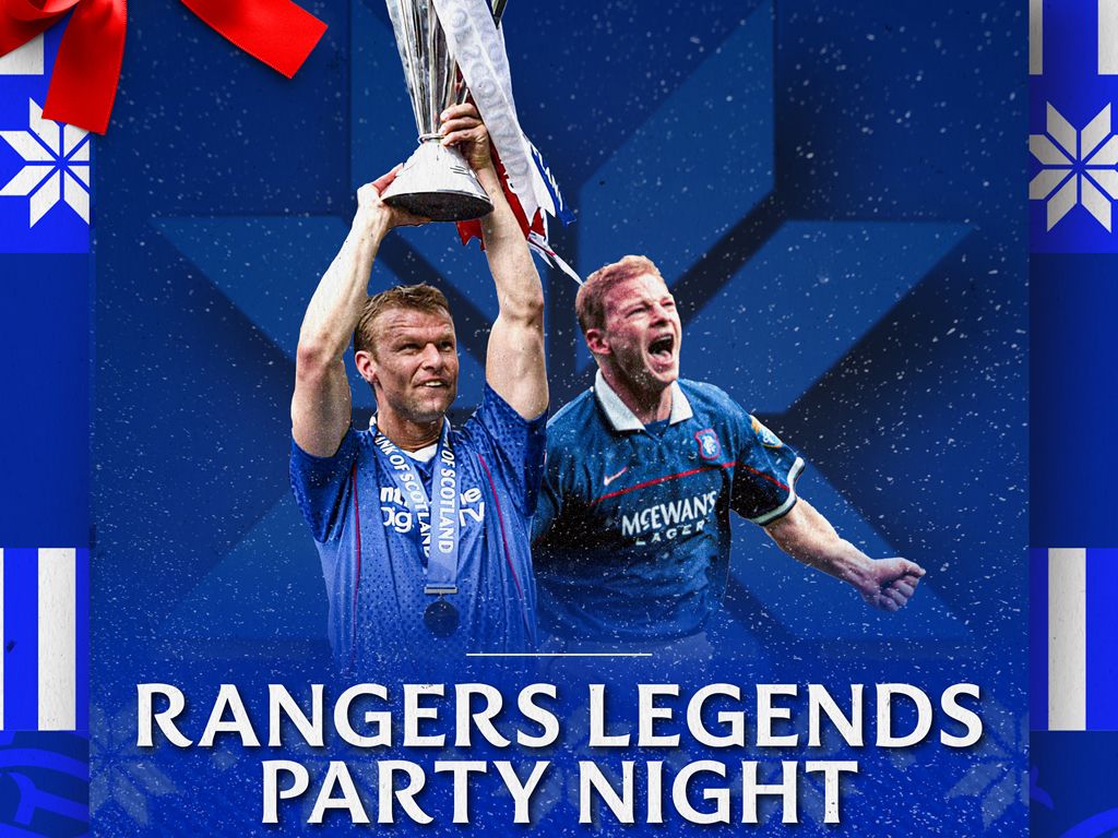 Rangers Legends Christmas Party Night Edmiston House - Our Glasgow