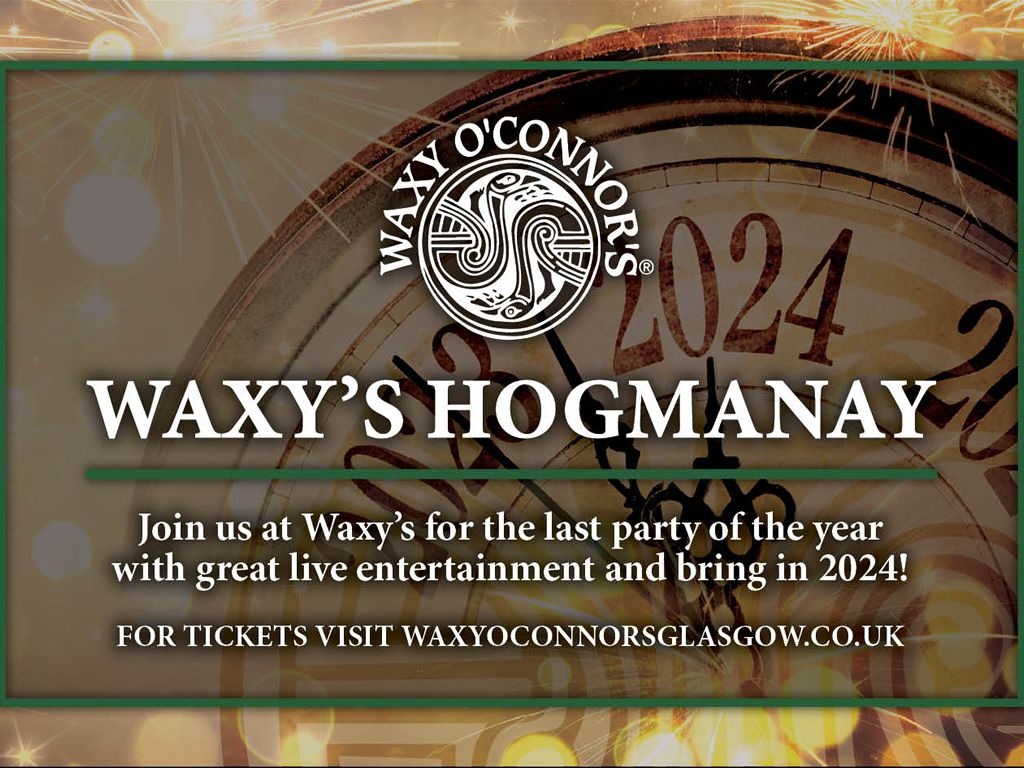 Waxy's Hogmanay Party - Our Glasgow