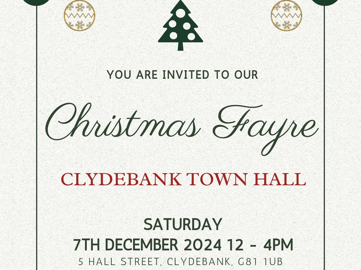 Clydebank Town Hall Christmas Fayre - Our Glasgow